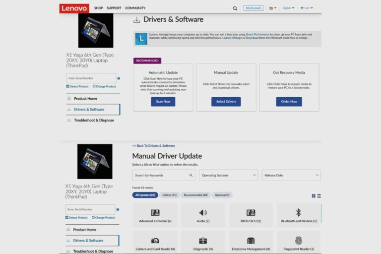 The Lenovo ThinkPad X1 Yoga Gen 6 Audio Drivers: Quick Guide - TECH ...